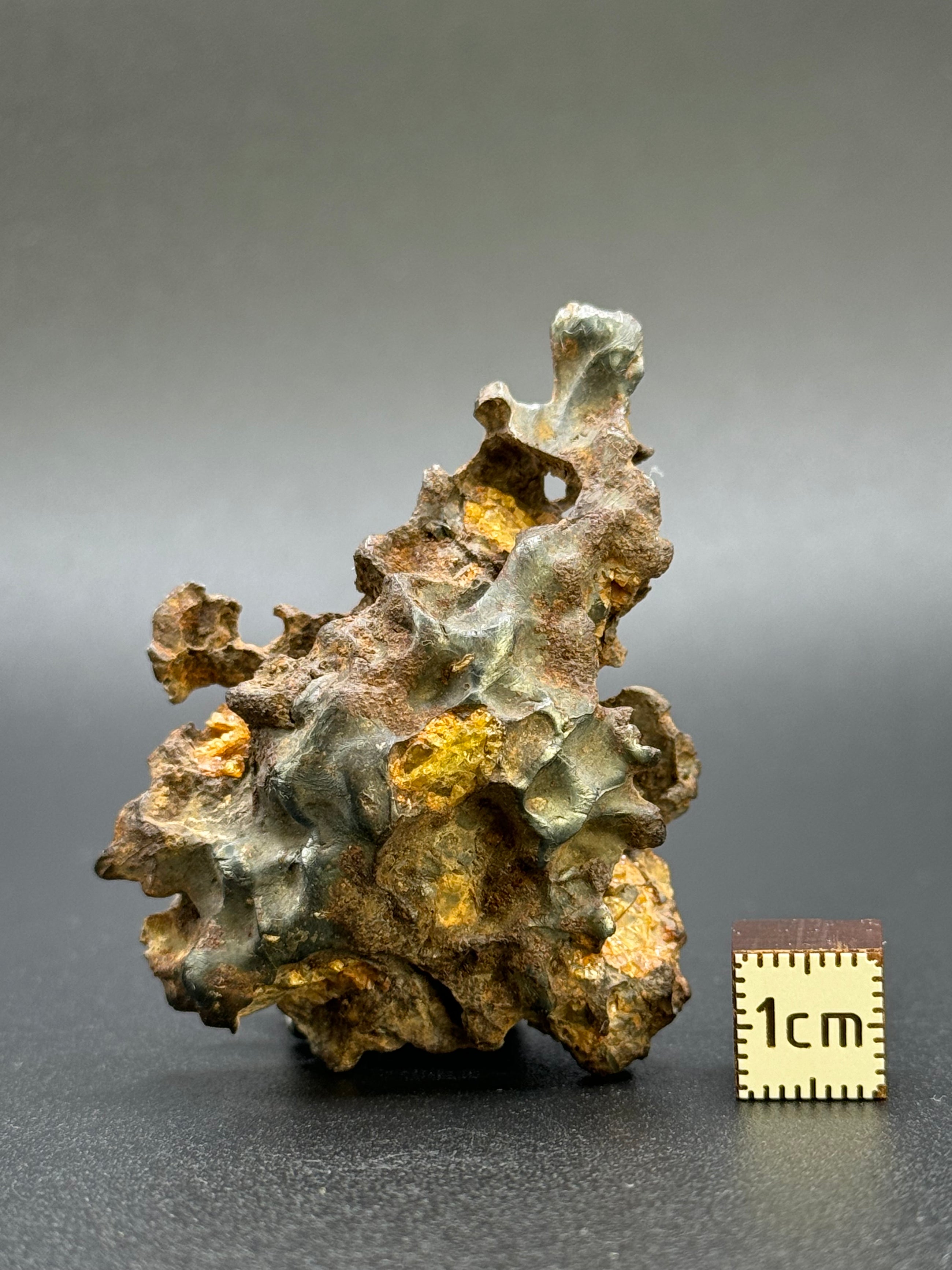 IMILAC PALLASITE METEORITE, CHILE. 55,41 grams. Full specimen.