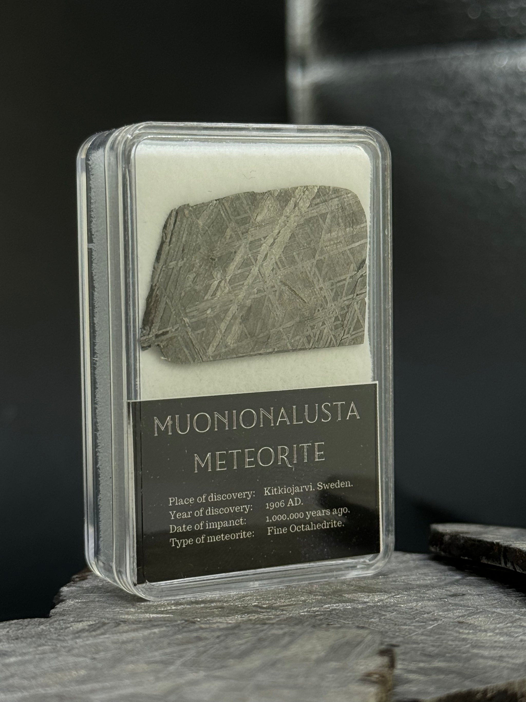 MUONIONALUSTA METEORITE, SWEDEN. 5 GRAMS.